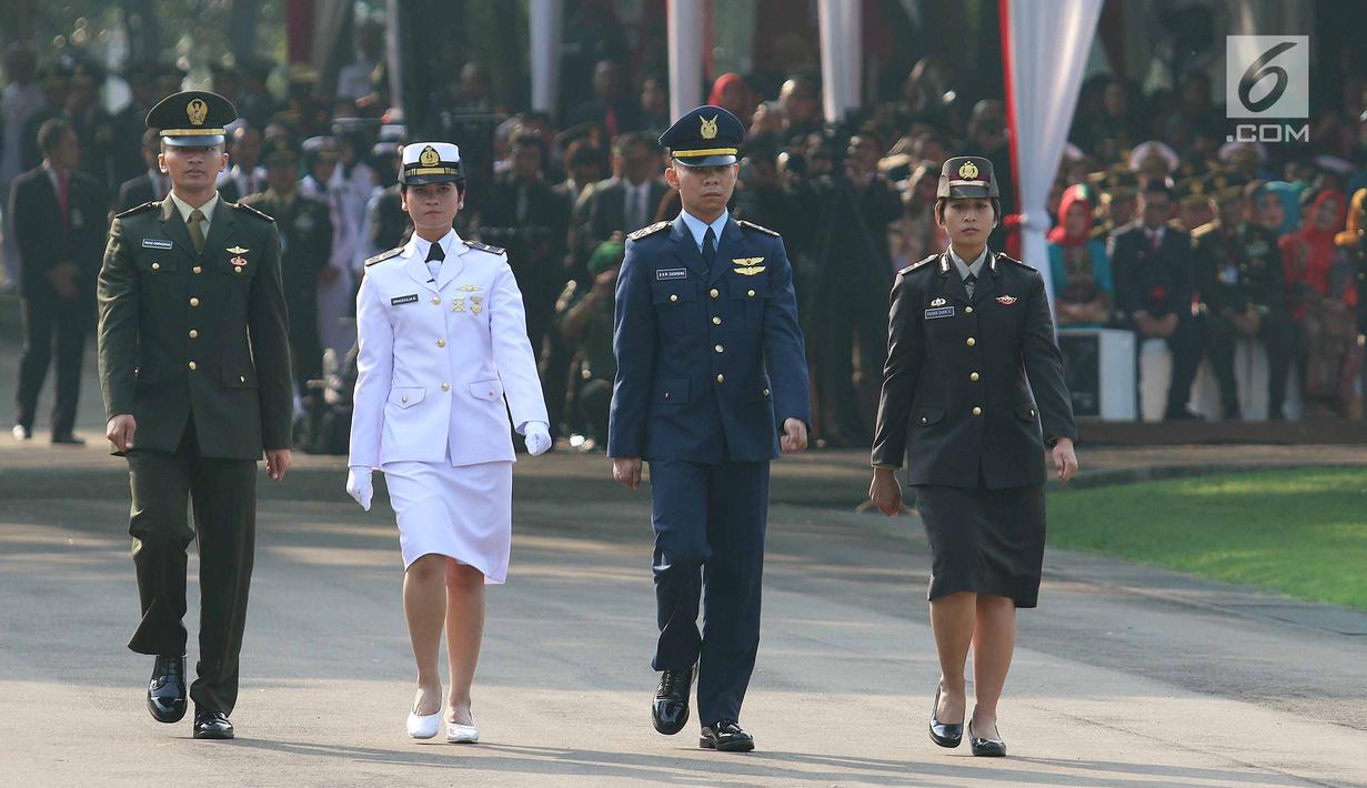Pelantikan 729 Perwira Remaja TNI - Polri di Istana - Foto Liputan6.com
