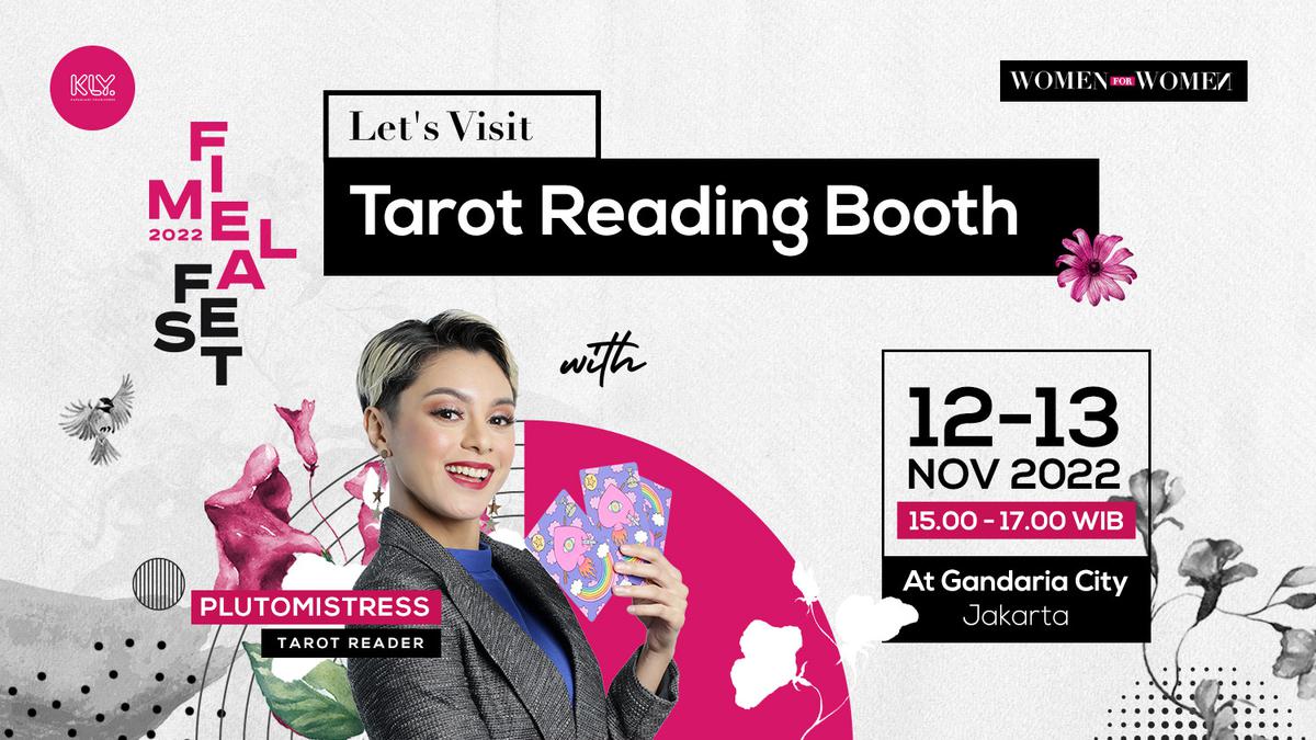 Kunjungi Tarot Reading Booth bersama Plutomistress di Fimela Fest 2022
