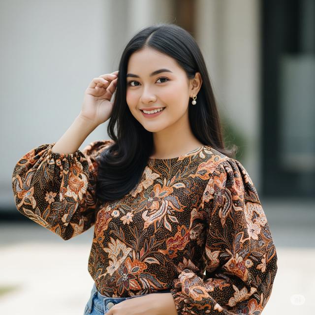 10 Model Batik Blus Wanita Muda Kekinian 2025, Tampil Menawan di Setiap ...