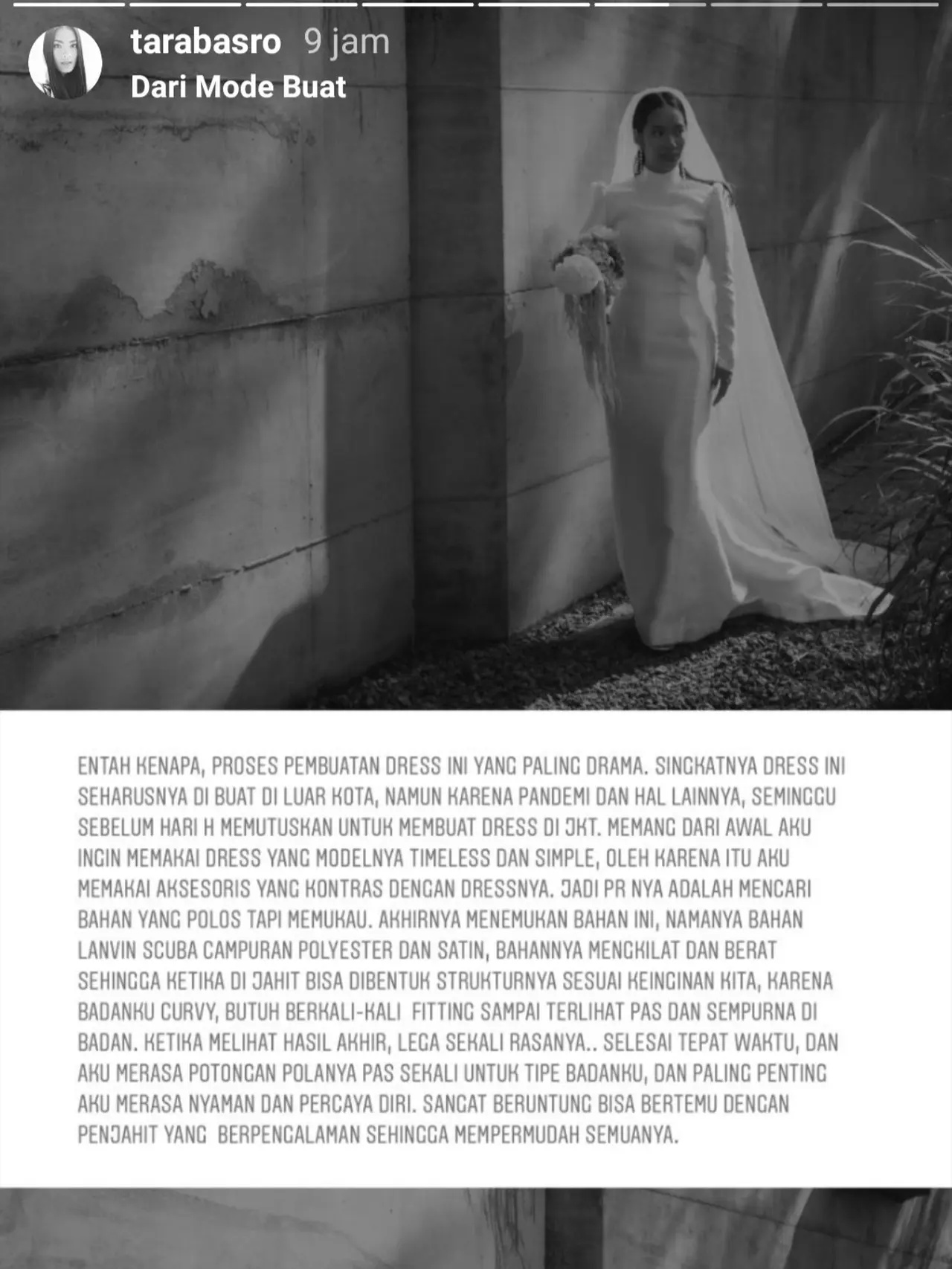 Tara Basro Ungkap Drama Di Balik Pembuatan Gaun Pengantin, Ada Apa ...