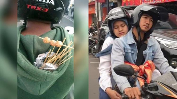 10 Kelakuan Pacar yang Ngeselin saat Dibonceng Motor, Mau Marah tapi ...