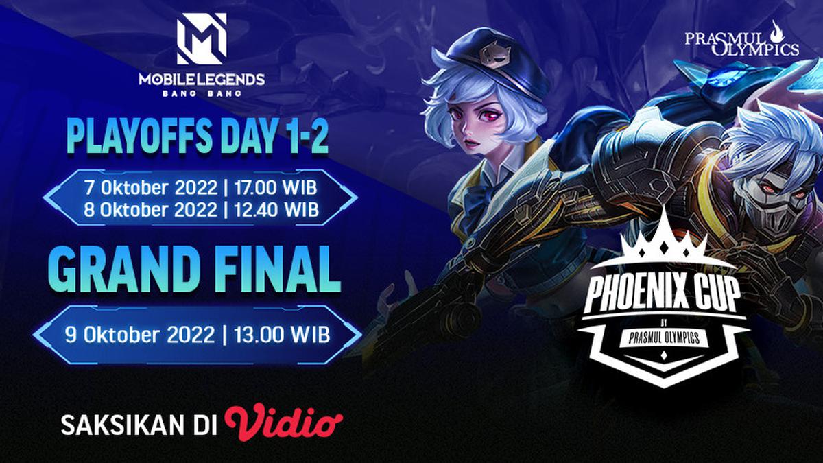 Link Live Streaming Playoff dan Grandfinal Mobile Legends Bang Bang Phoenix Cup Prasmul Olympics ...