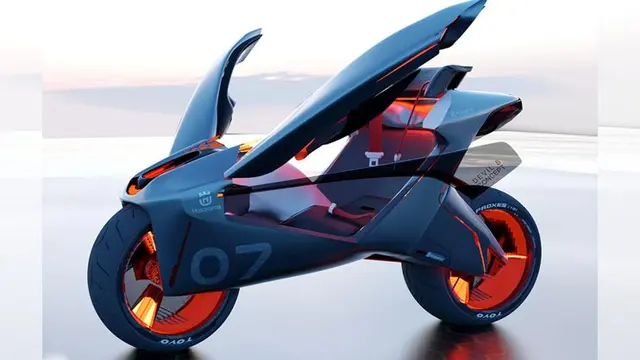 Desain Motor Konsep Futuristik Husqvarna Mirip Kunang-Kunang - Otomotif ...