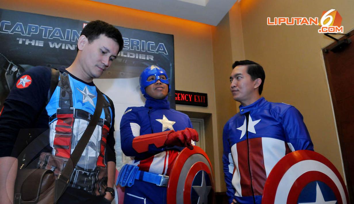 [FOTO] Keseruan Nonton Bareng Premier Film Captain America - Foto ...