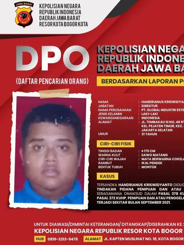Tersandung Kasus Dugaan Penipuan, Direktur PT GIE Ditetapkan sebagai ...