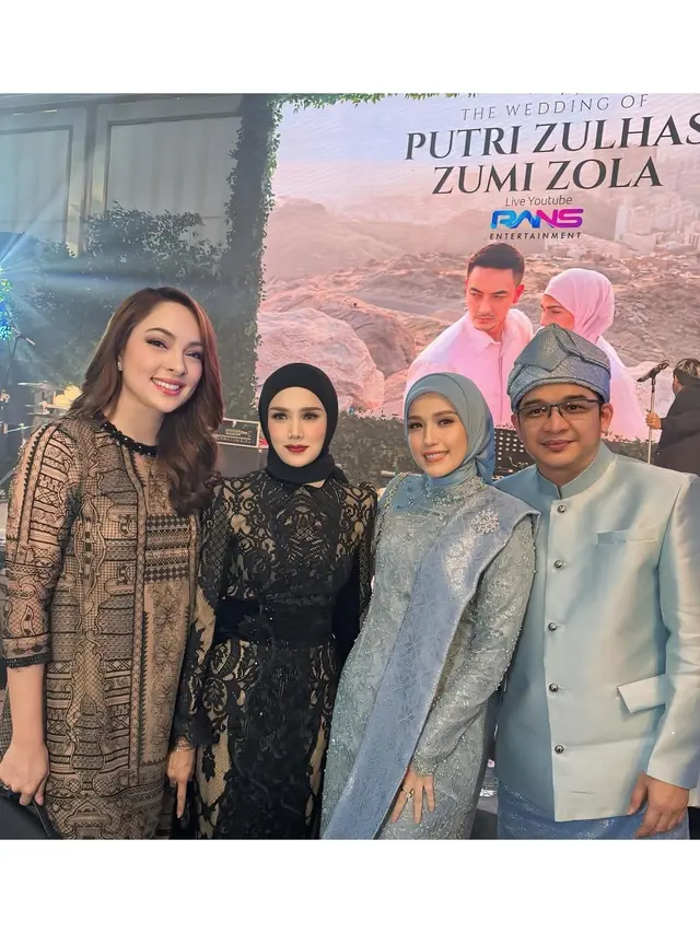 6 Potret Reisa Broto Asmoro Kondangan di Pernikahan Putri Zulhas, Serasi Bareng Suami - Hot ...