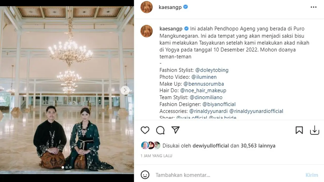 Kaesang Pangarep Ungkap Lokasi yang Akan Jadi Saksi Bisu Pernikahannya dengan Erina Gudono ...