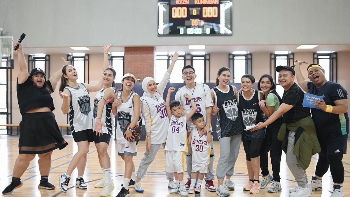 6 Potret Ultah Kalundra Putra Tya Ariestya Bertema Sporty, Jadi Ajang ...