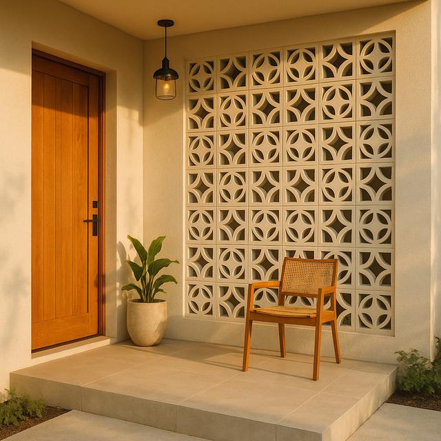 9 Model Teras Dinding Roster Minimalis Terbaru 2025, Inspirasi Estetik ...