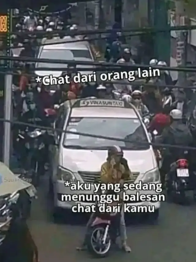 6 Meme Kocak Orang Menanti Chat Balasan dari Gebetan Ini Sedih - Hot ...