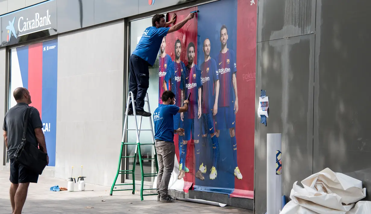 PHOTO: Tak Ada Wajah Neymar di Poster Terbaru Barcelona - Foto Liputan6.com