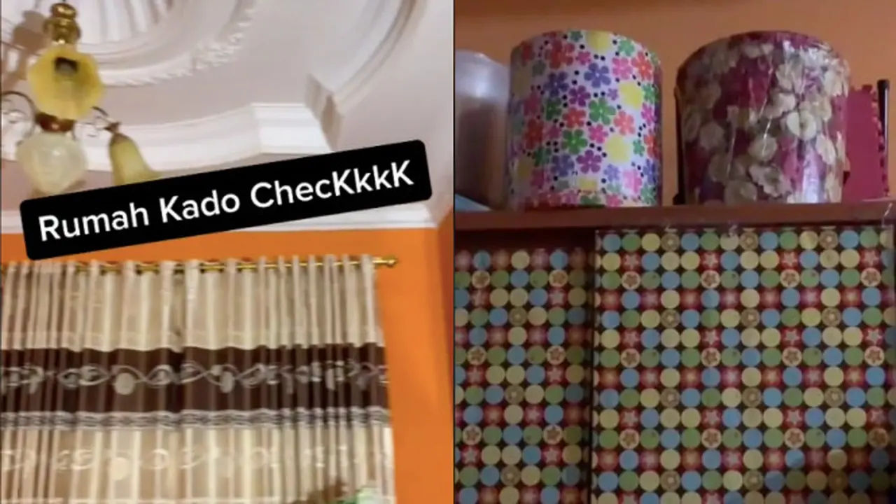 Viral Rumah Unik yang Dibungkus Kertas Kado, Bikin Warganet Heran - Hot ...