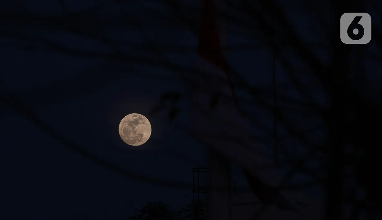 Melihat Fenomena Blue Moon di Langit Jakarta - Foto Liputan6.com