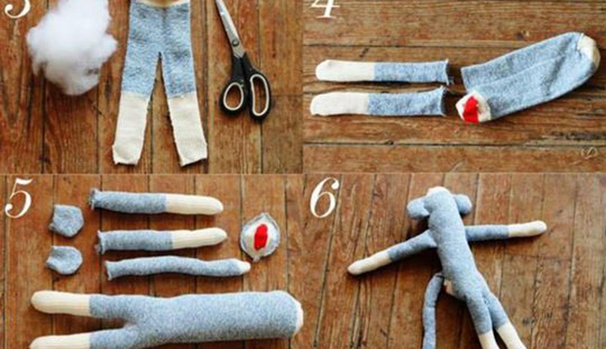 Kreatif Dengan Kaos Kaki, Ini 12 Ide DIY Boneka-Boneka Imut Dari Kaos ...