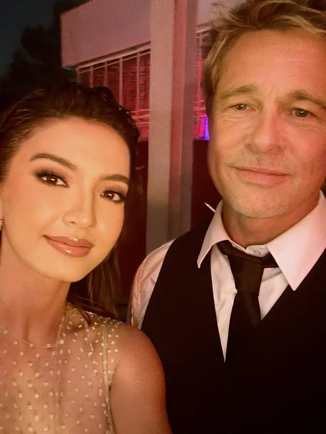 7 Potret Raline Shah di LACMA Art, Foto Bareng Leonardo DiCaprio dan Brad Pitt - Hot Liputan6.com