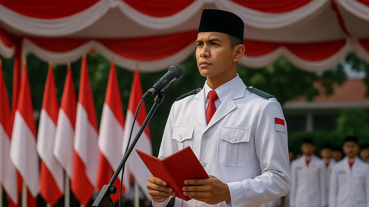 5 Teks Protokol Upacara 17 Agustus: Panduan Lengkap Susunan Acara HUT RI ke-80 - Hot Liputan6.com