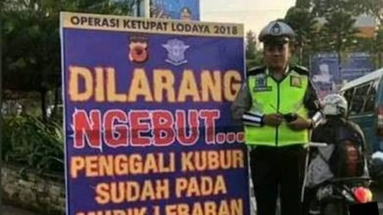 7 Potret Tulisan Lucu Imbauan Mudik Lebaran Ini Kocak Banget - Hot ...
