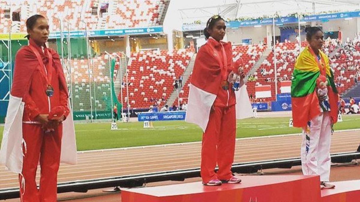 Atlet Lari Indonesia, Sumbang Tiga Medali di Sea Games 2015
