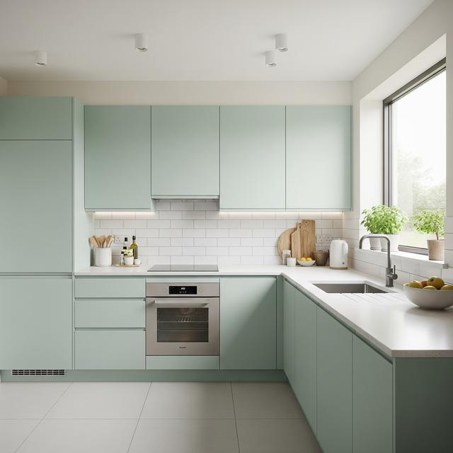 9 Desain Dapur Minimalis Modern dengan Kitchen Set Letter L, Praktis ...