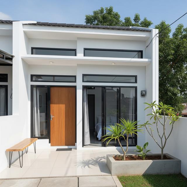 9 Model Rumah Tipe 21 Gaya Minimalis dengan Teras Kecil, Solusi Hunian ...