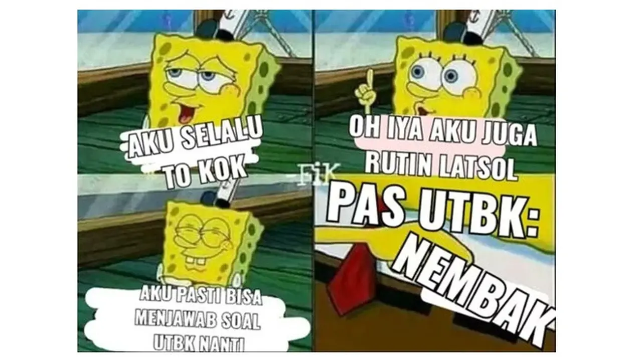 7 Meme Siap Hadapi UTBK Ini Bikin Senyum Sendiri, Kocak Banget - Hot ...