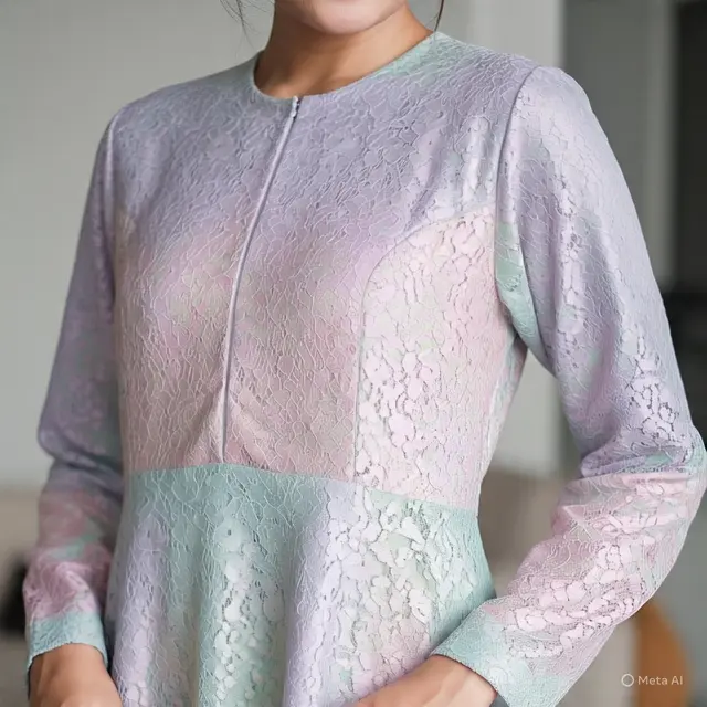 7 Inspirasi Model Gamis Brokat Busui Paling Nyaman di 2025 - Hot ...