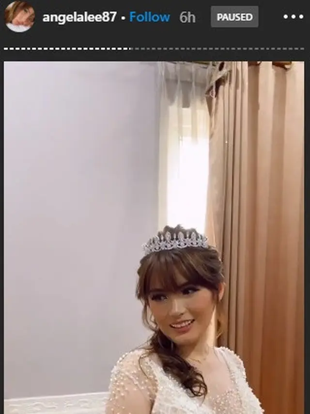 Lepas Status Janda, Ini 7 Momen Pernikahan Angela Lee dengan Pengusaha ...