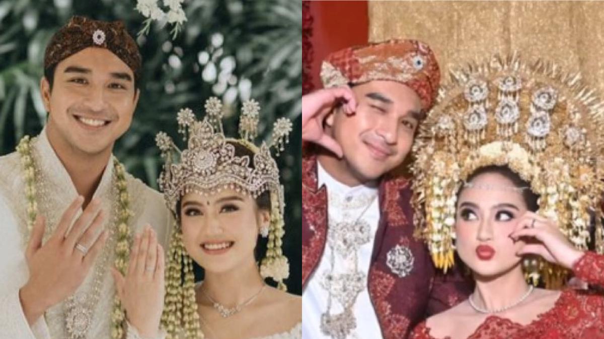 8 Potret Salshabilla Adriani dan Ibrahim Risyad Menikah dengan Adat ...