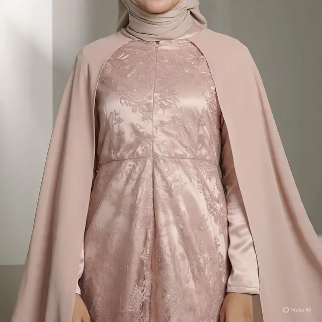 7 Inspirasi Model Gamis Brokat Busui Paling Nyaman di 2025 - Hot ...