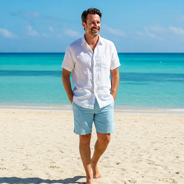 6 Outfit Celana Pendek Pria di 2025, Cocok untuk Santai dan Semi Formal - Hot Liputan6.com