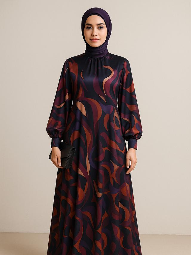 13 Model Gamis Motif Terbaru 2025, Mewah dan Cocok untuk Momen Istimewa