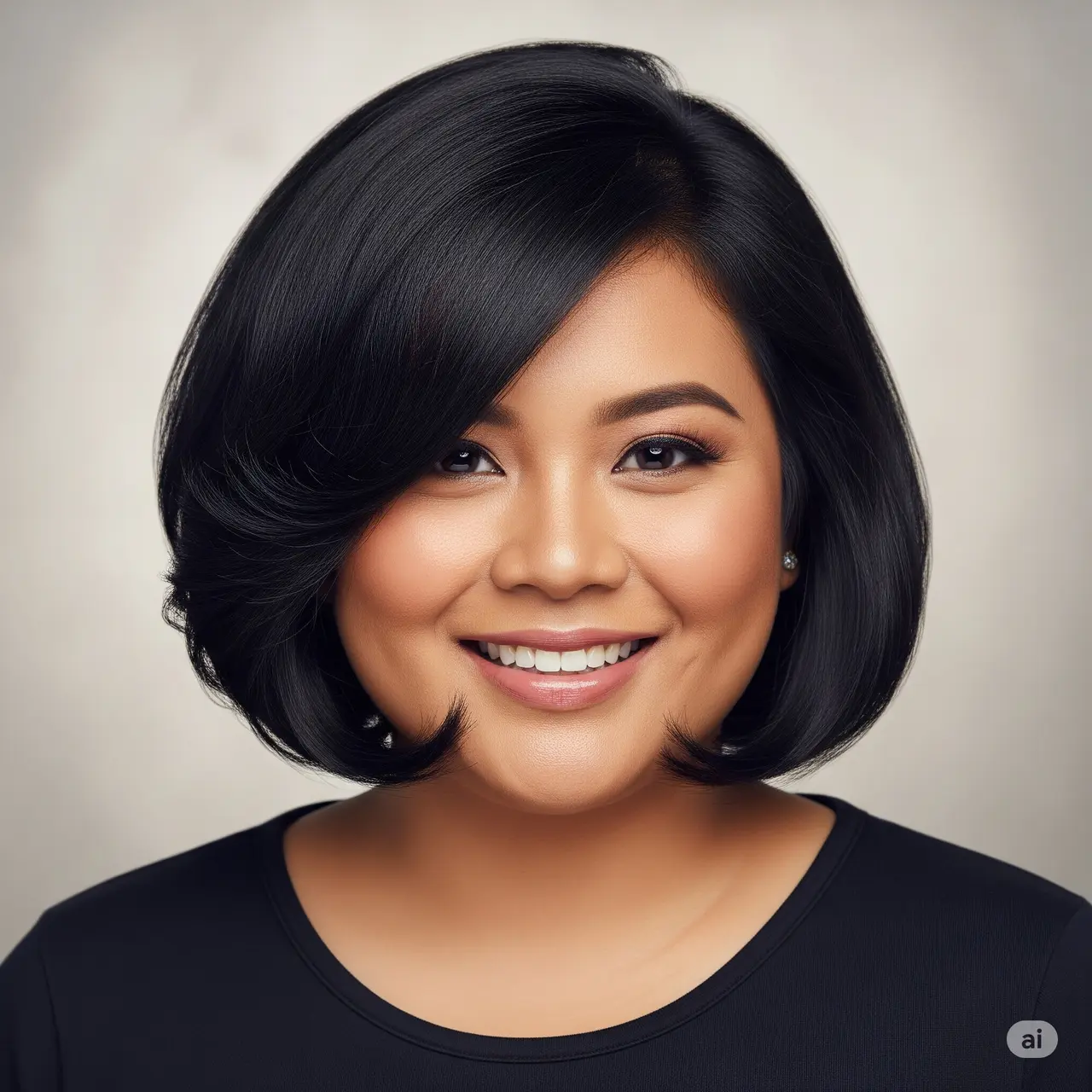 7 Model Rambut Bob Pendek untuk Wajah Bulat dan Gemuk yang Bikin Wajah ...