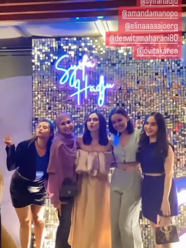 6 Potret Amanda Manopo di Pesta Ultah Syifa Hadju, Akhirnya Reuni ...