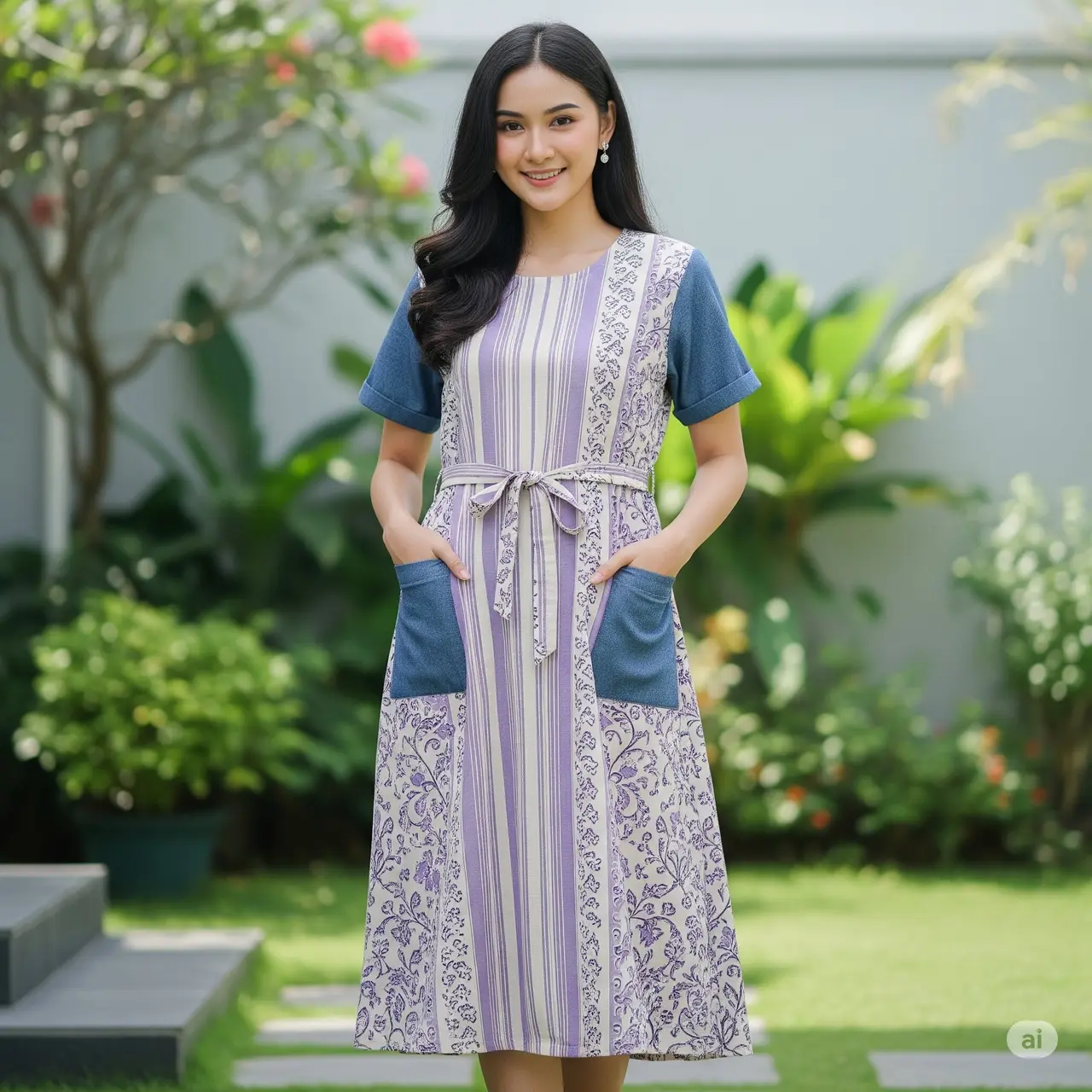 10 Model Batik Lurik Kombinasi Terbaru 2025, Stylish untuk Semua ...