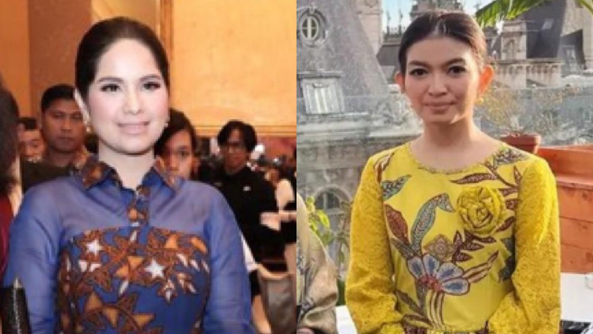 6 Adu Gaya Elegan Istri Pejabat Annisa Pohan dan Selvi Ananda Dibalut Dress Batik - Photo Fimela.com