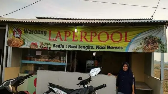 6 Tulisan Nyeleneh di Spanduk Warung Nasi Ini Bikin Pembeli Tepuk Jidat - Hot Liputan6.com
