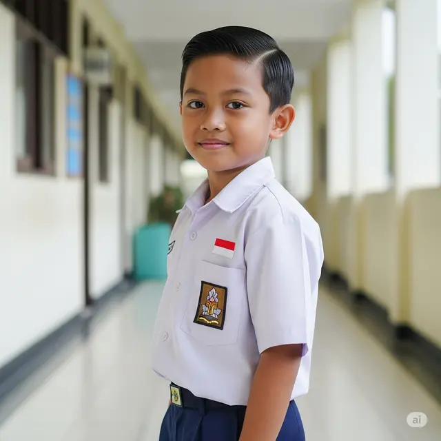 14 Model Rambut Anak Sekolah SD Kekinian, Rapi dan Keren Sesuai Tata ...
