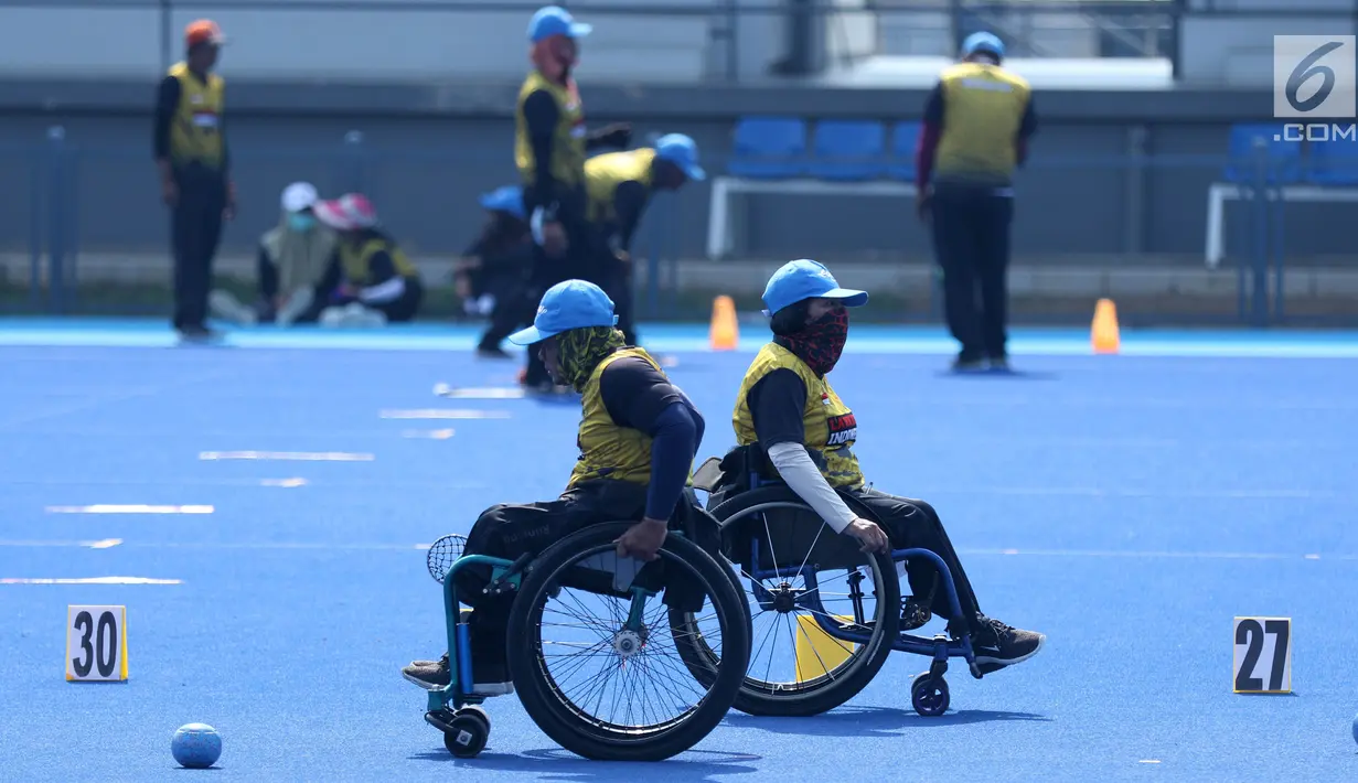 FOTO: Mengintip Latihan Atlet Lawn Bowls Jelang Asian Para Games 2018 ...