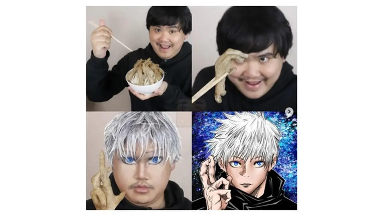 6 Cosplay Low Budget Jadi Gojo Satoru dan Sukuna Jujutsu Kaisen Ini ...