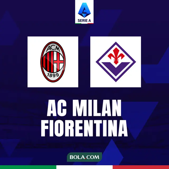Link Live Streaming Liga Italia di Vidio Malam Ini: AC Milan Vs Fiorentina - Dunia Bola.com