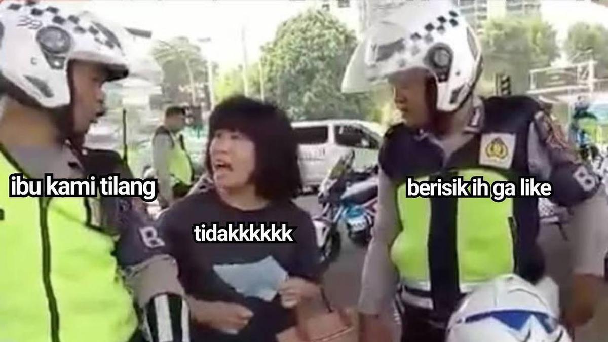 5 Meme Percakapan Nyeleneh Polisi dan Warga Ini Bikin Senyum Tipis ...