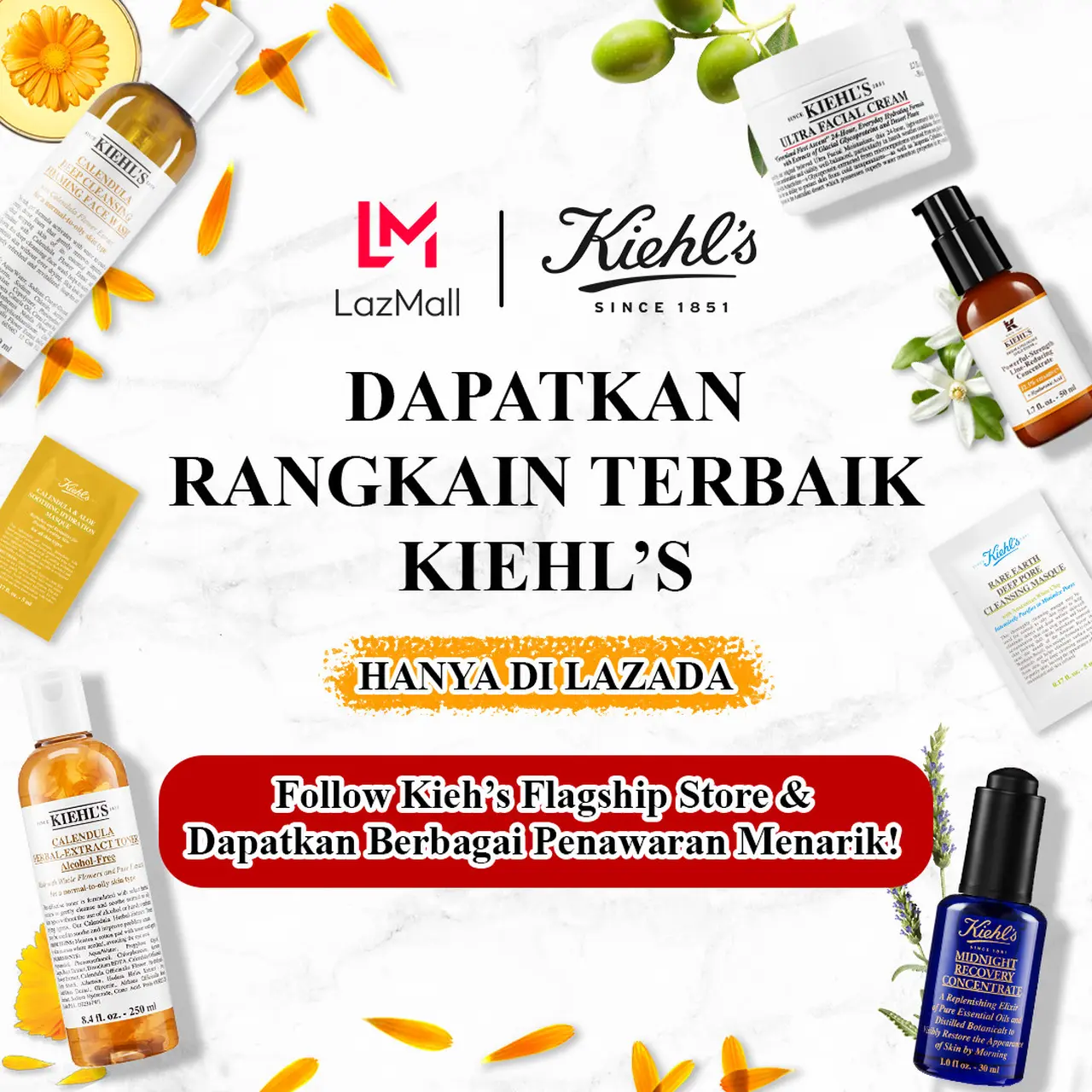 3 Acara Seru di Grand Launching Online Flagship Store Kiehl’s di Lazada