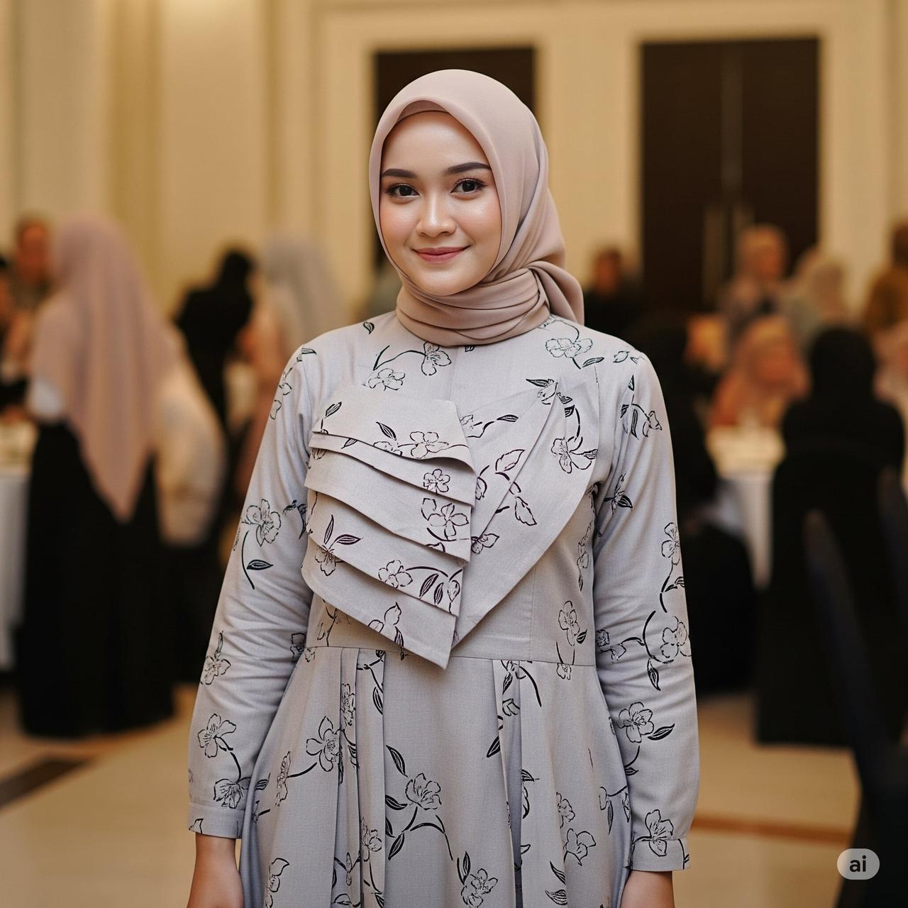 12 Model Baju Gamis Batik Pesta Elegan Terbaru 2025, Stylish, Nyaman ...