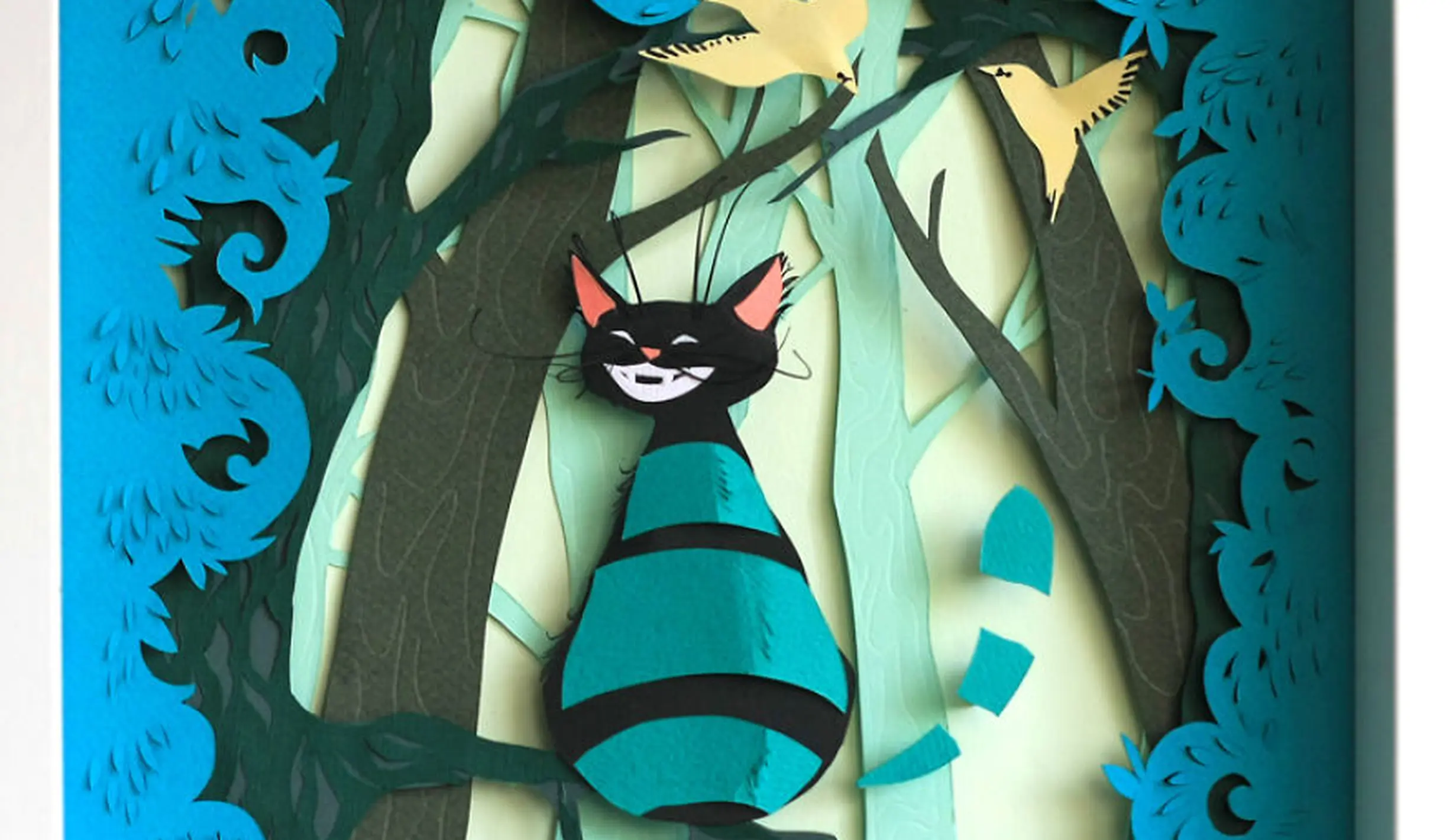 Terinspirasi Alice In Wonderland, Seniman Ini Buat Papercut Lucu ...