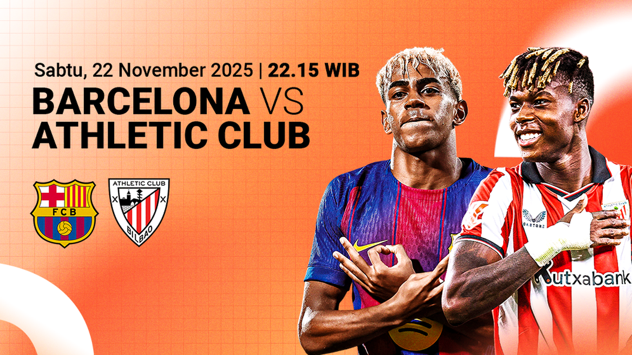 Saksikan dan Nonton LaLiga 2025/26: Barcelona vs Athletic Club, Tayang ...