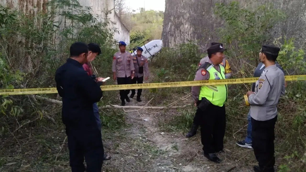 6 Fakta Terbaru Helikopter Jatuh di Bali Terlilit Tali Layangan, Diduga ...