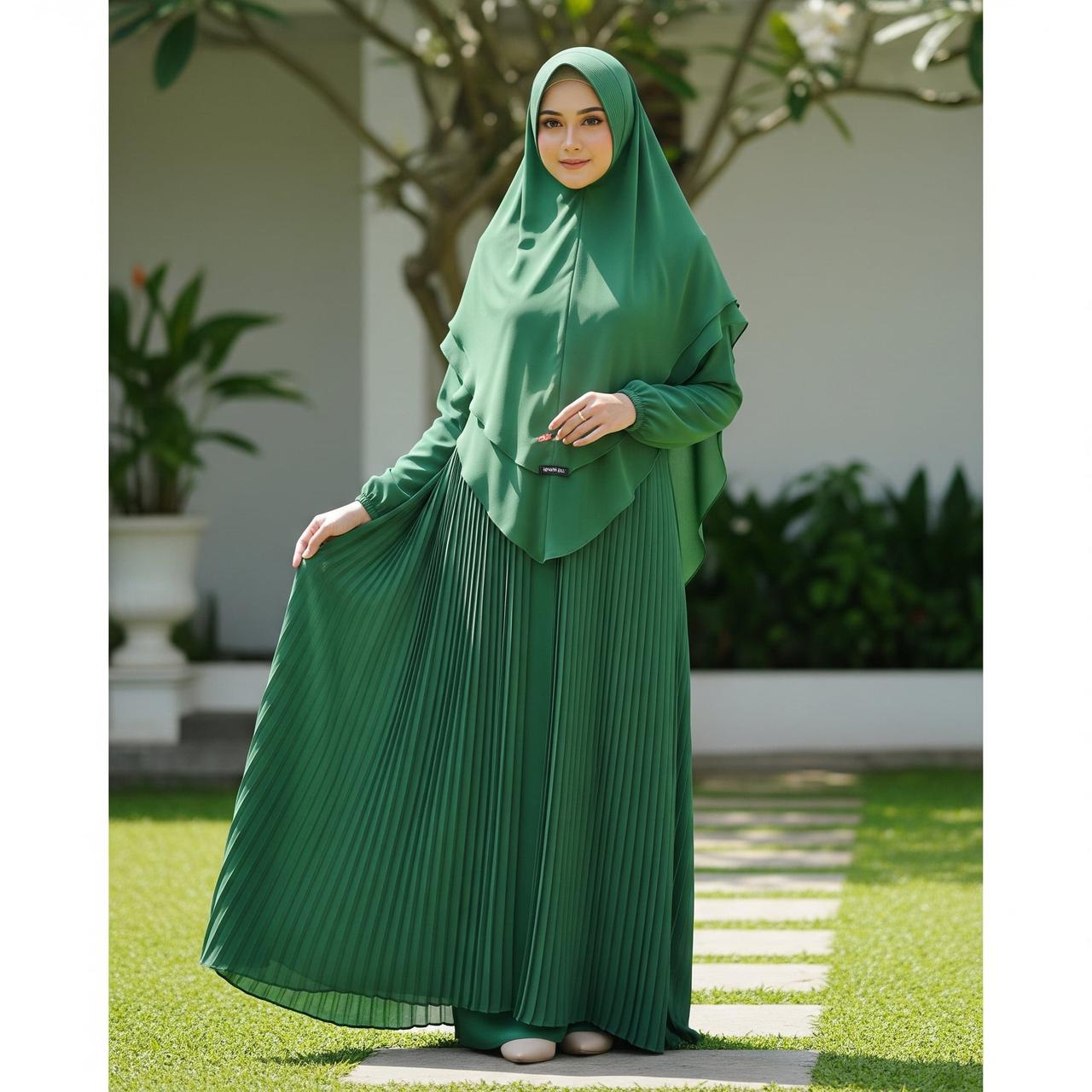 14 Model Baju Muslimat untuk Acara Keagamaan, Syar'i, Nyaman, dan Elegan