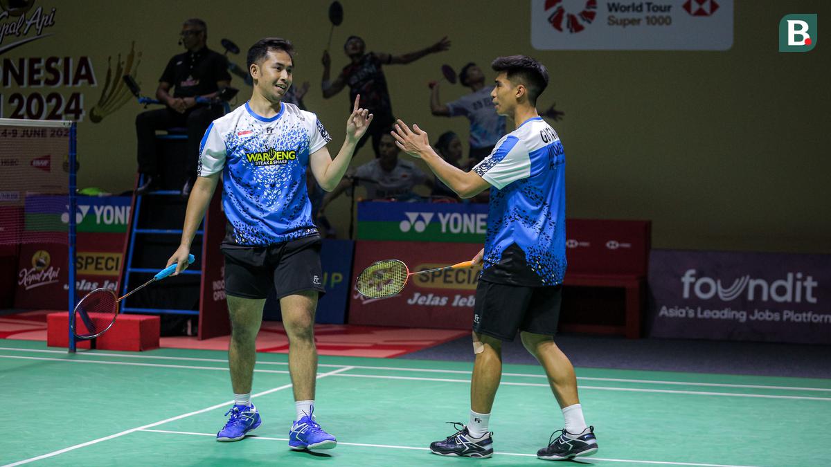 Menyala! Sabar / Reza Lolos ke Semifinal Indonesia Open 2024 - Ragam Bola.com