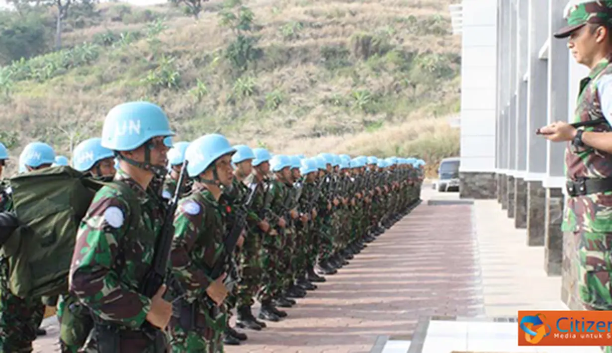 Satgas Zeni Konga Latihan Aplikasi di Sentul - Foto Liputan6.com