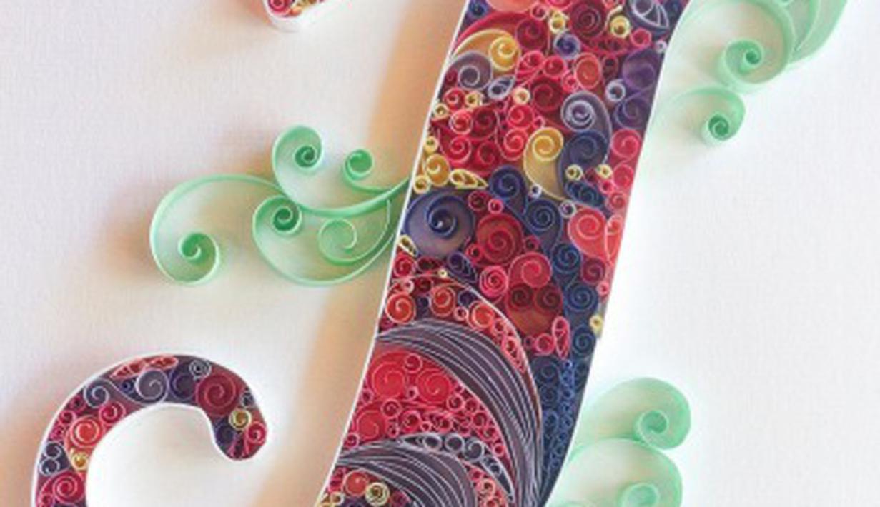 8 Karya Kreatif dari Seni Menggulung Kertas (Paper Quilling) - Photo ...